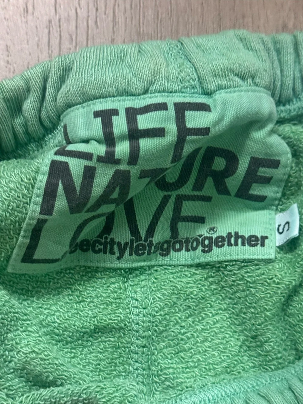freecity | Pants & Jumpsuits | Freecity Rare Green Rainbow Graphic ...